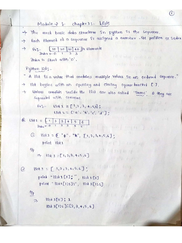 Python Module 2 | PDF