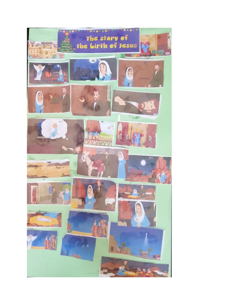 Collage of Jesus' Birth Scene | PDF