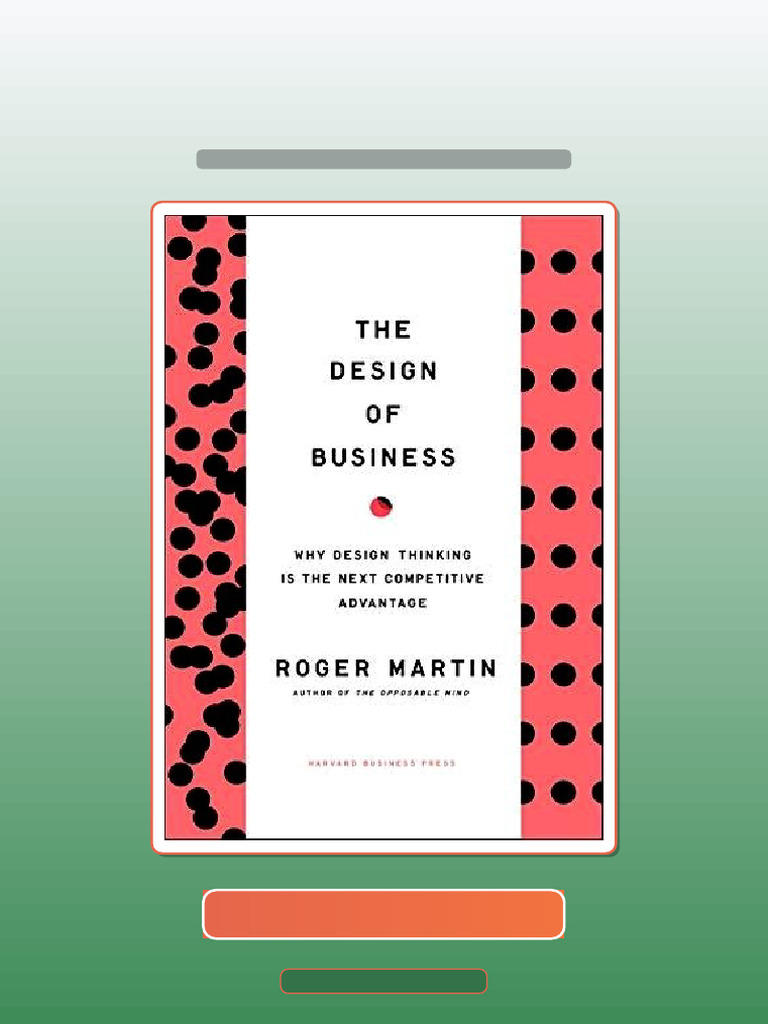 Test Bank for Design of Business Why Design Thinking is the Next ...