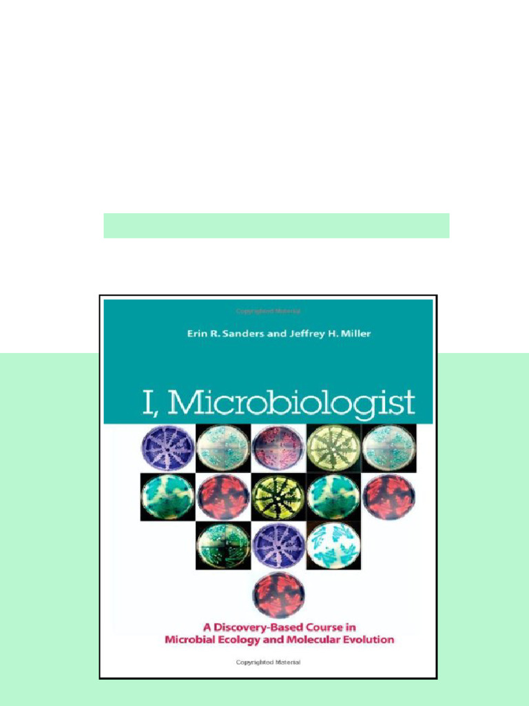 I Microbiologist a Discovery Based Undergraduate Research Course in ...