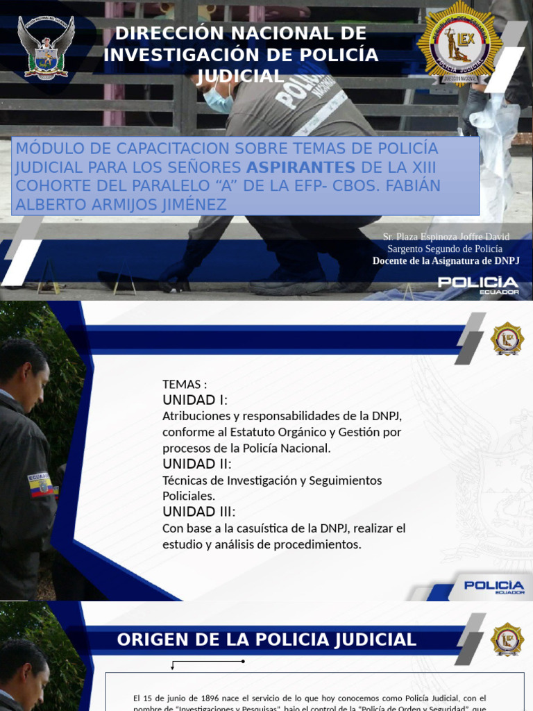 Presentación Materia Efp | PDF | Policía | Justicia