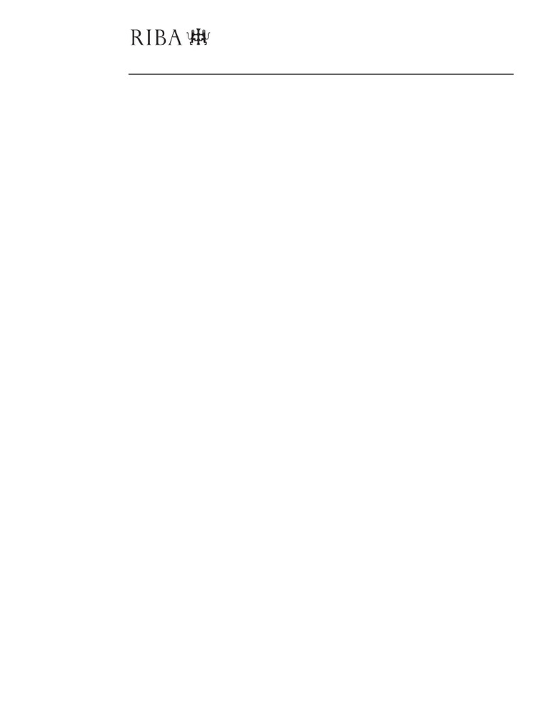 RIBA Chartered Practice Standards Guide | PDF | Cost Of Living ...