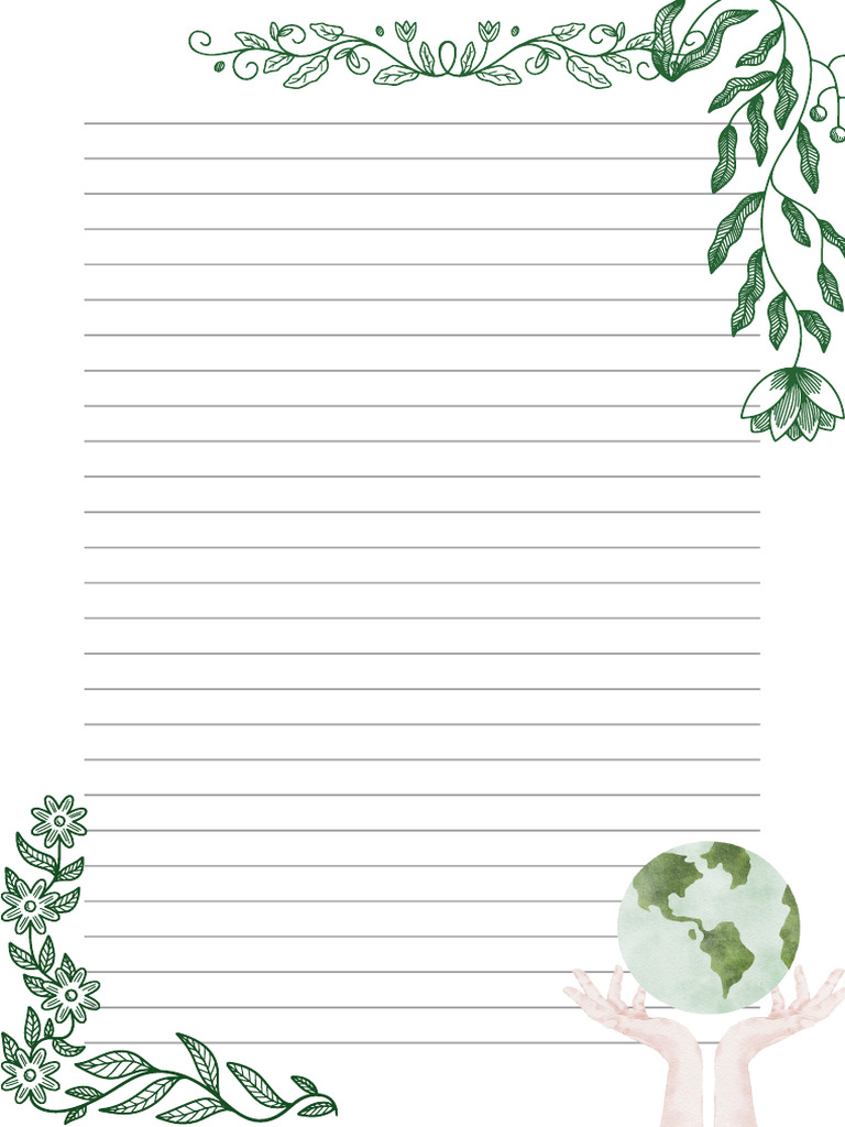 White Black Minimalist Notes Page Planner | PDF