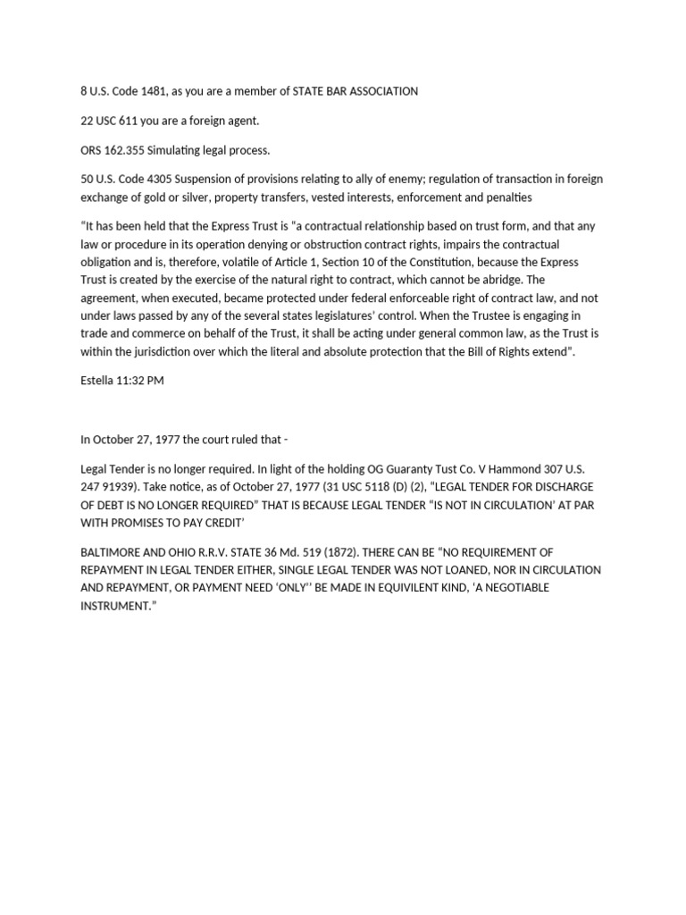 8 US code 1481 | PDF