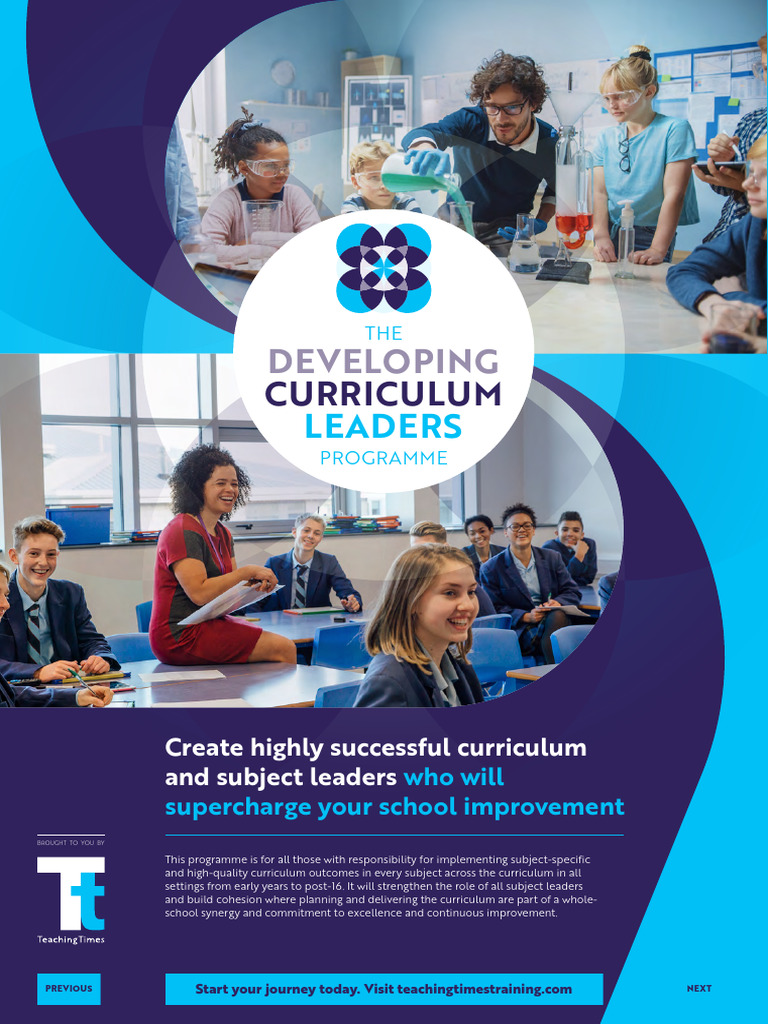 Curriculum Leaders Development Program | PDF | Curriculum | Learning