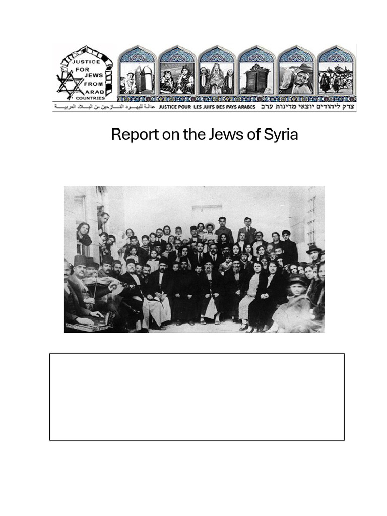 Final Syria Report | PDF | Jews | Mandatory Palestine