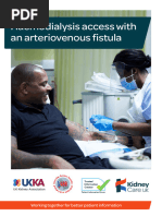 Understanding Your Dialysis Fistula | PDF | Hemodialysis | Medical ...