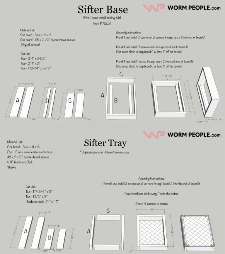 DIY Sifter Plans 2 | PDF