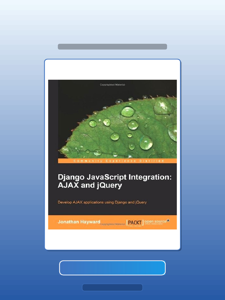 Test Bank for Django JavaScript Integration AJAX and JQuery | PDF | J ...