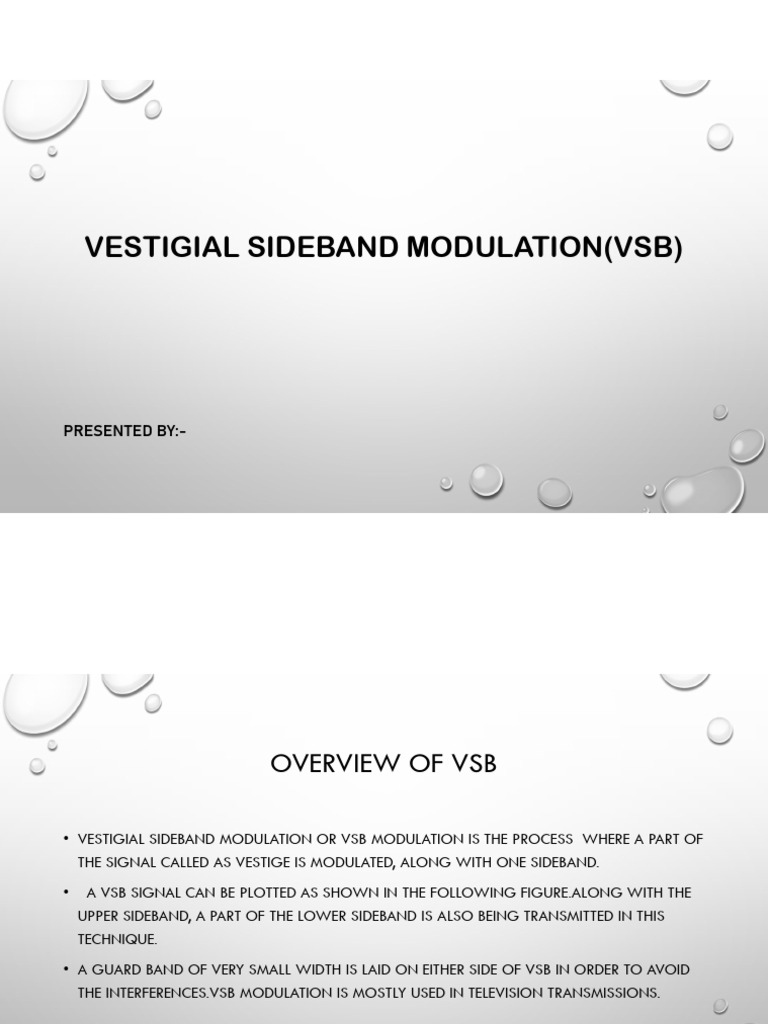 vsb | PDF | Electronic Engineering | Radio Wave
