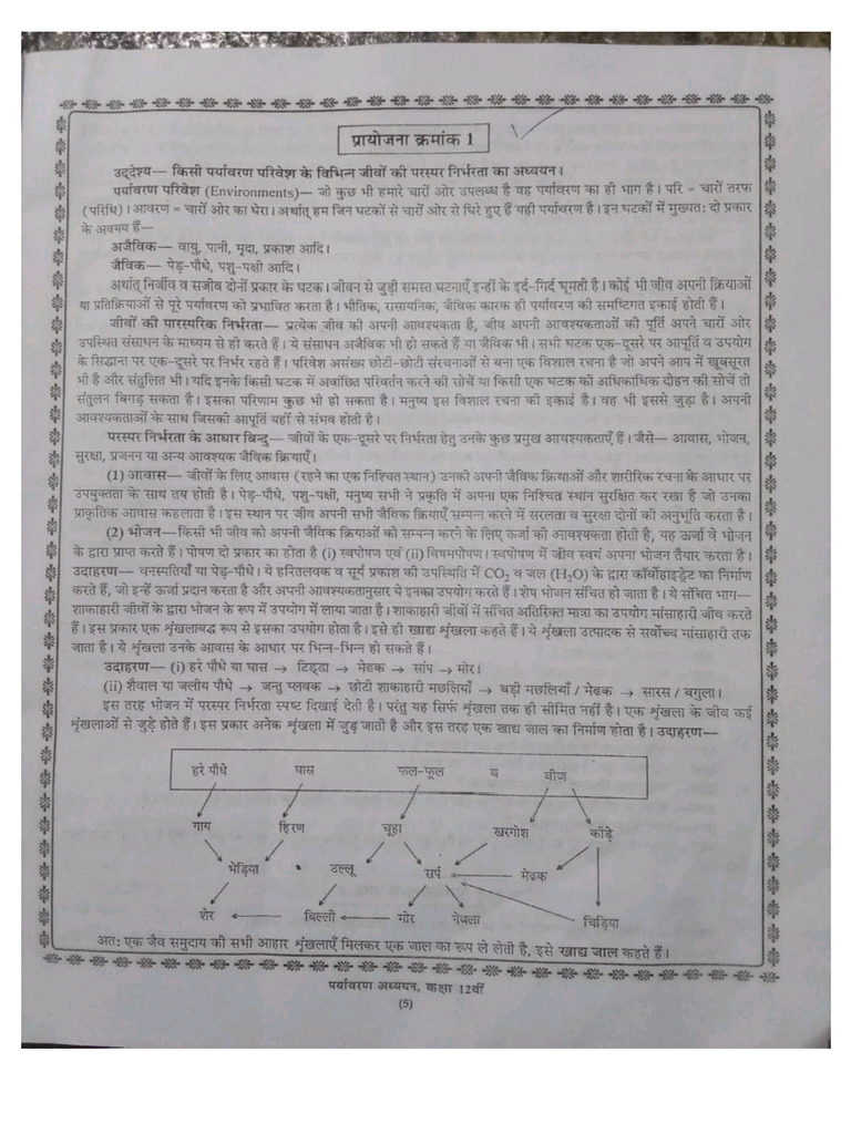 Paryavaran Project 12th (A) | PDF