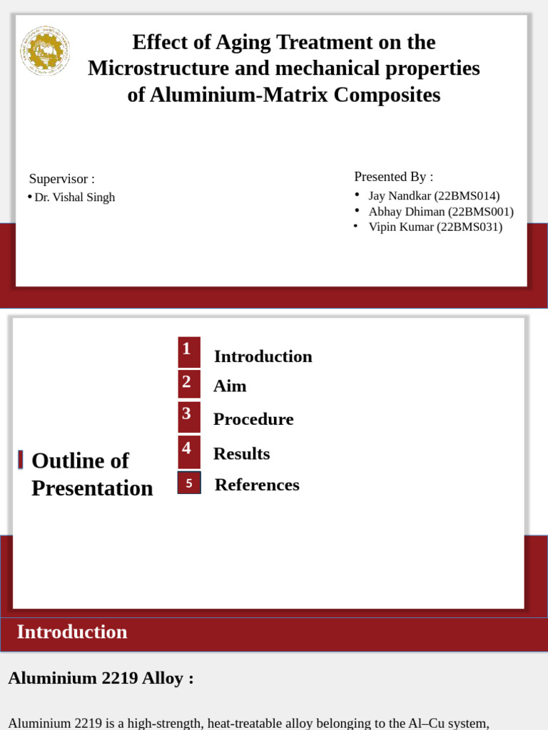 Major Project PPT final presentation | PDF | Heat Treating | Alloy