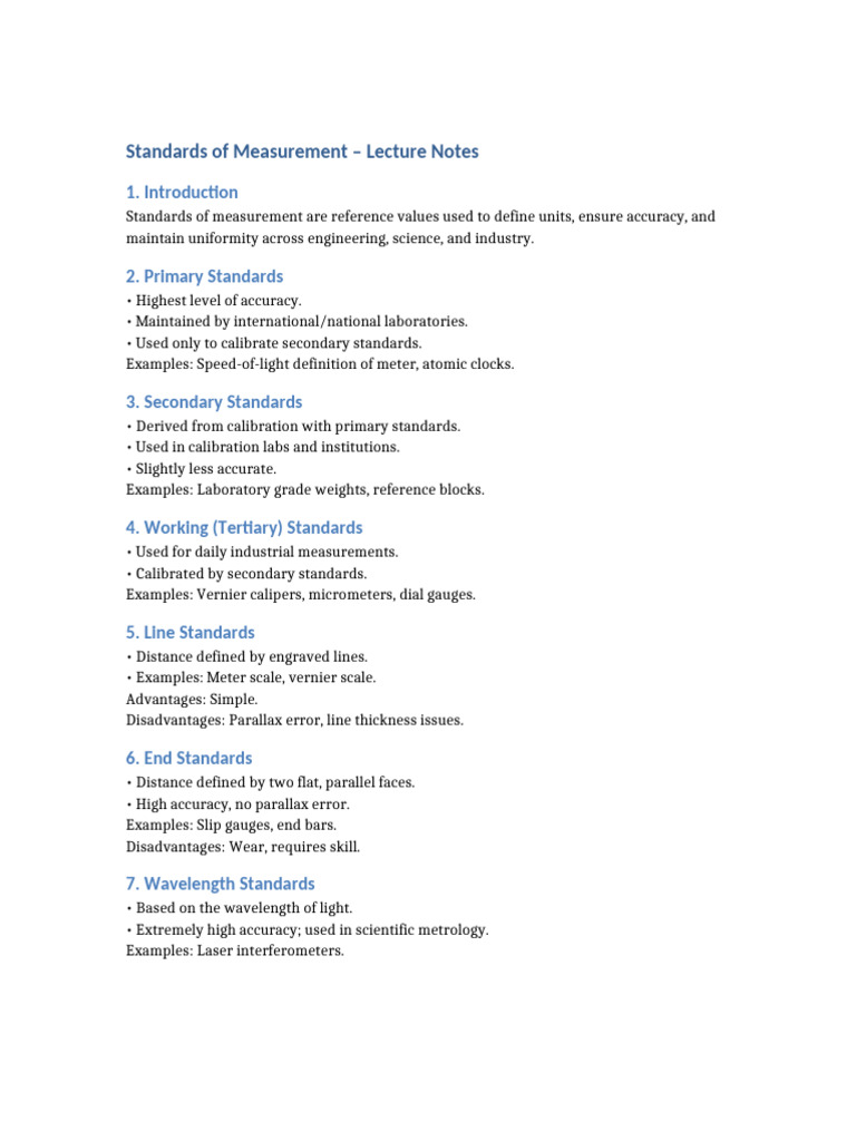Understanding Measurement Standards | PDF