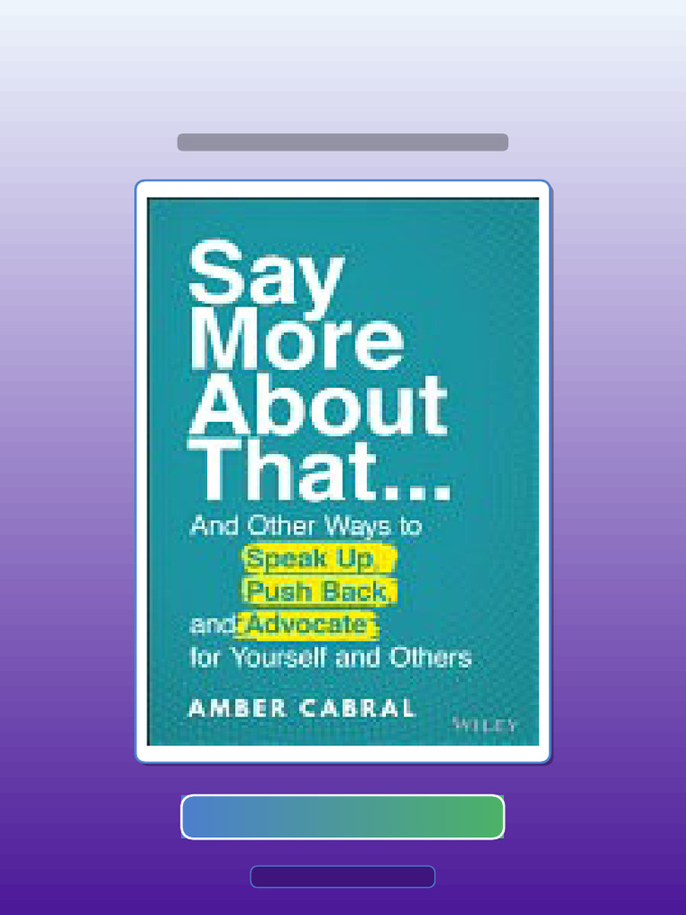 Test Bank For Say More About That 1st Edition HQ File Exam Prep | PDF ...