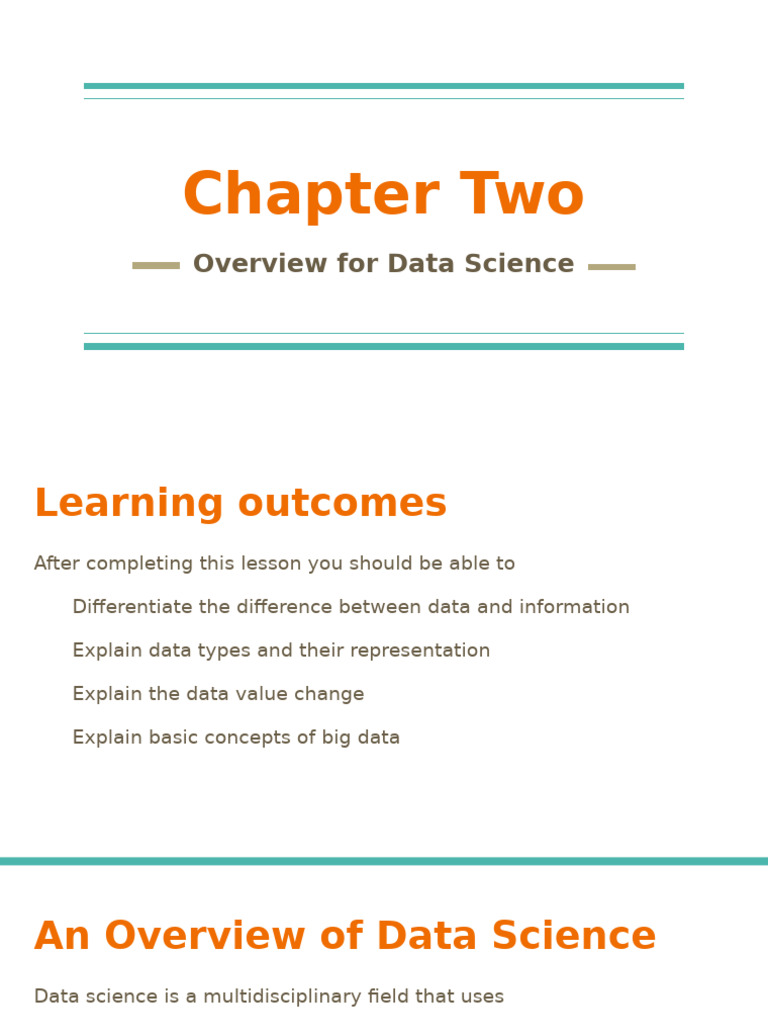 Data Science Overview and Concepts | PDF | Data | Big Data