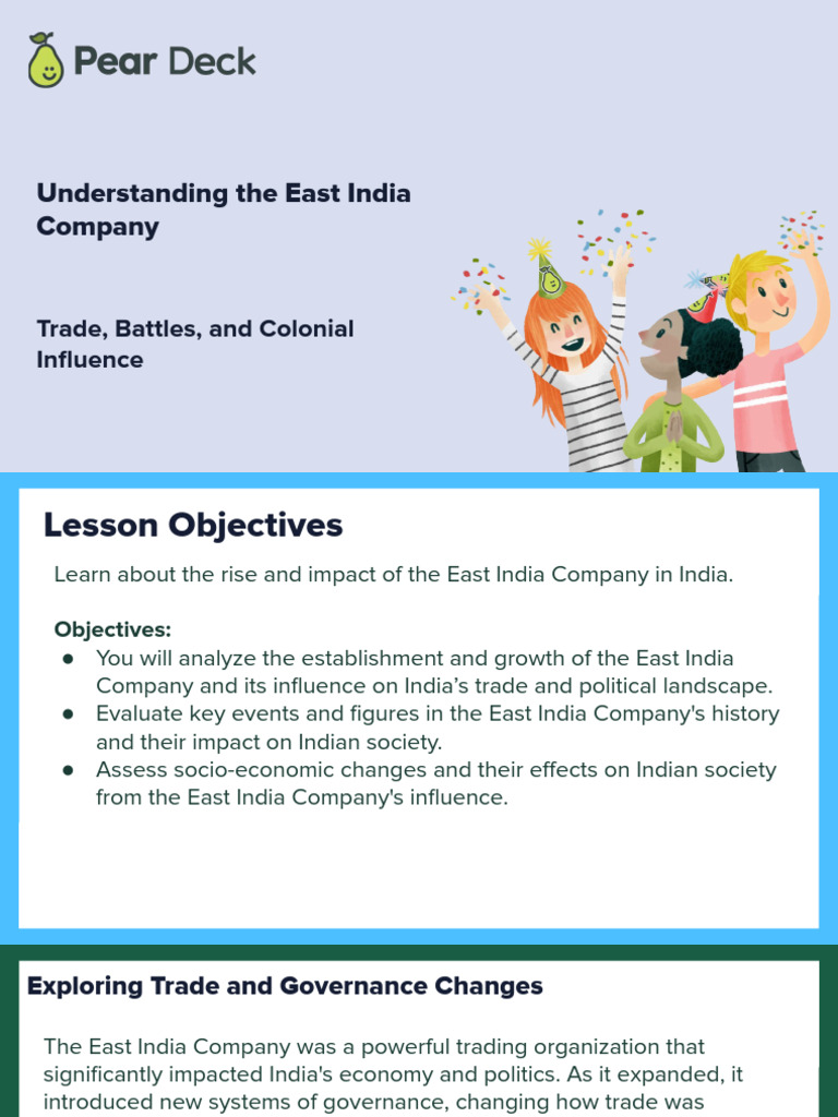 East India Company: Trade and Impact | PDF | East India Company ...