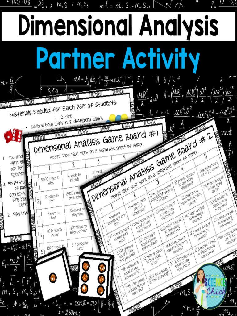 Partner Activity: Dimensional Analysis | PDF | Pound (Mass) | Pint