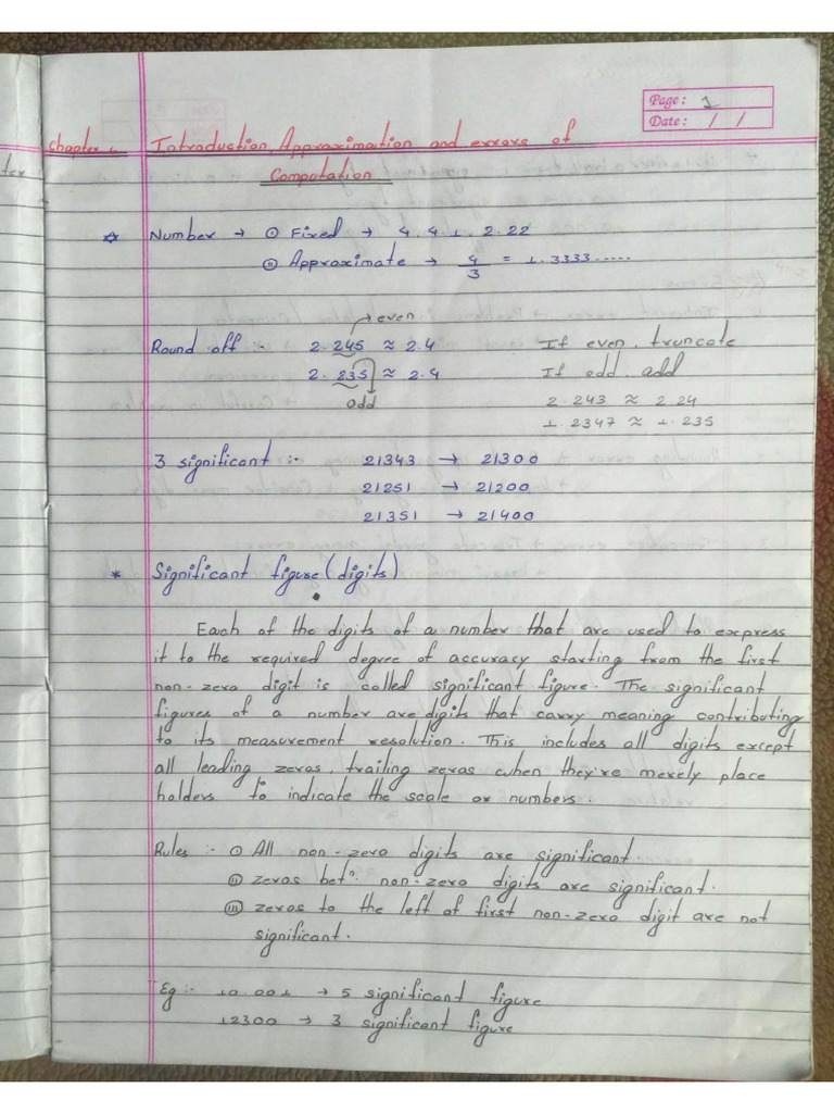Numerical Method Note3 | PDF
