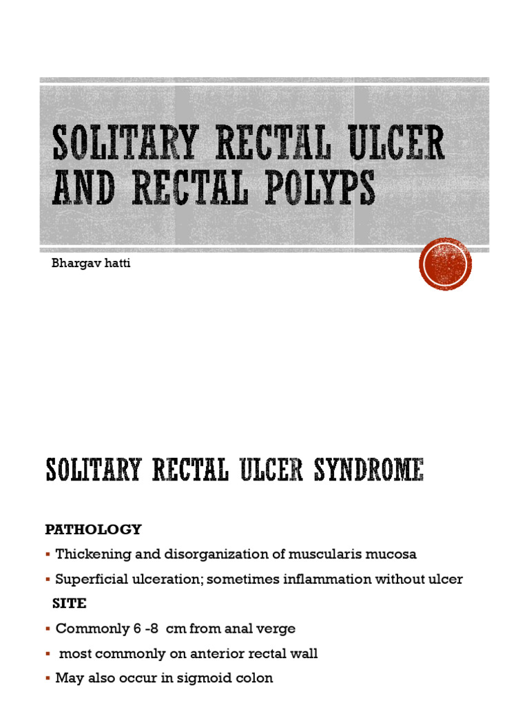 Srus and Rectal Polyp | PDF | Rectum | Gastroenterology