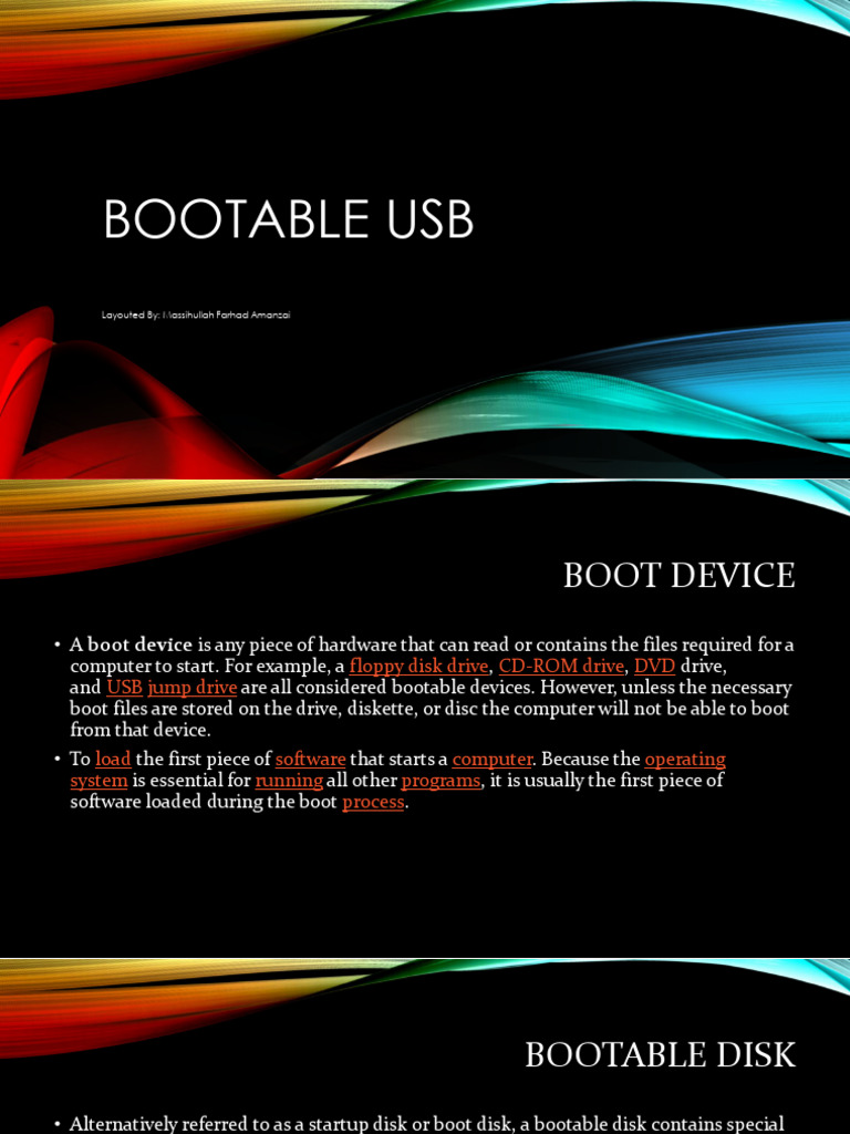 06 Bootable USB & Windows Installation | PDF | Booting | Floppy Disk