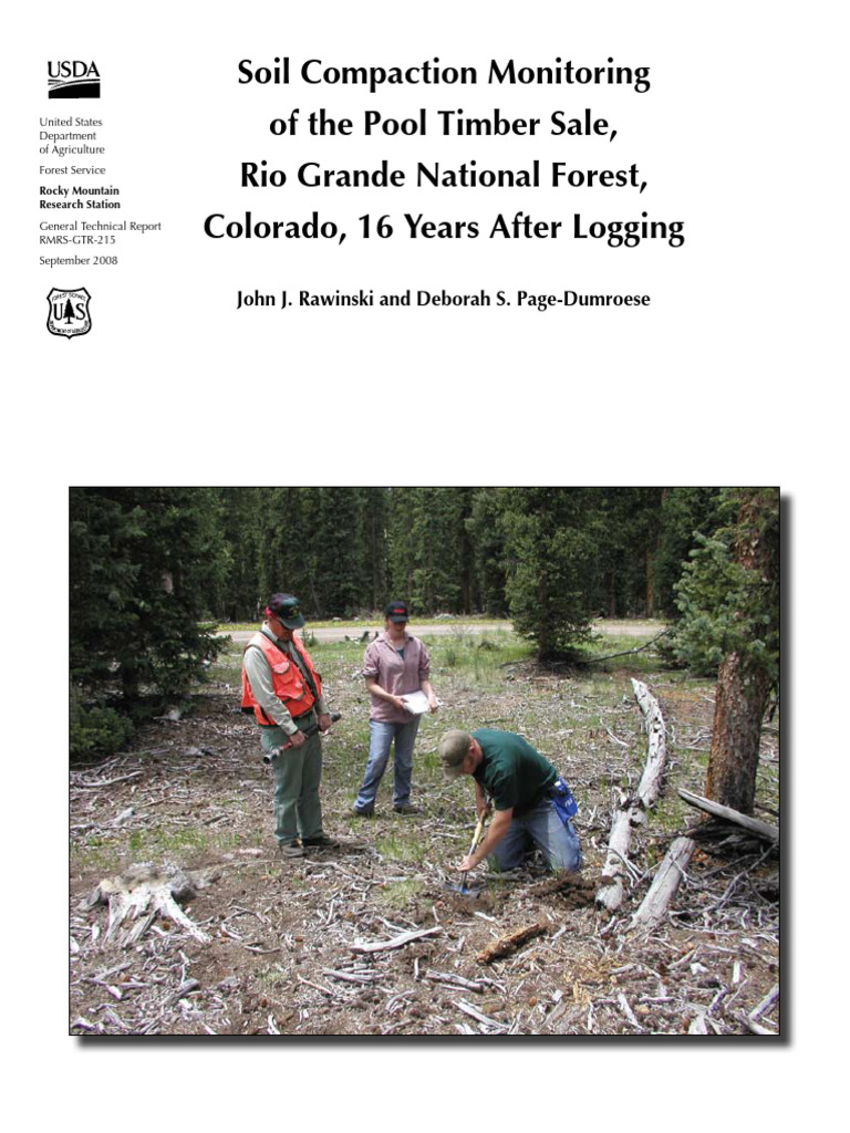 Soil Compaction Monitoring USA | PDF | Forest Management | Soil