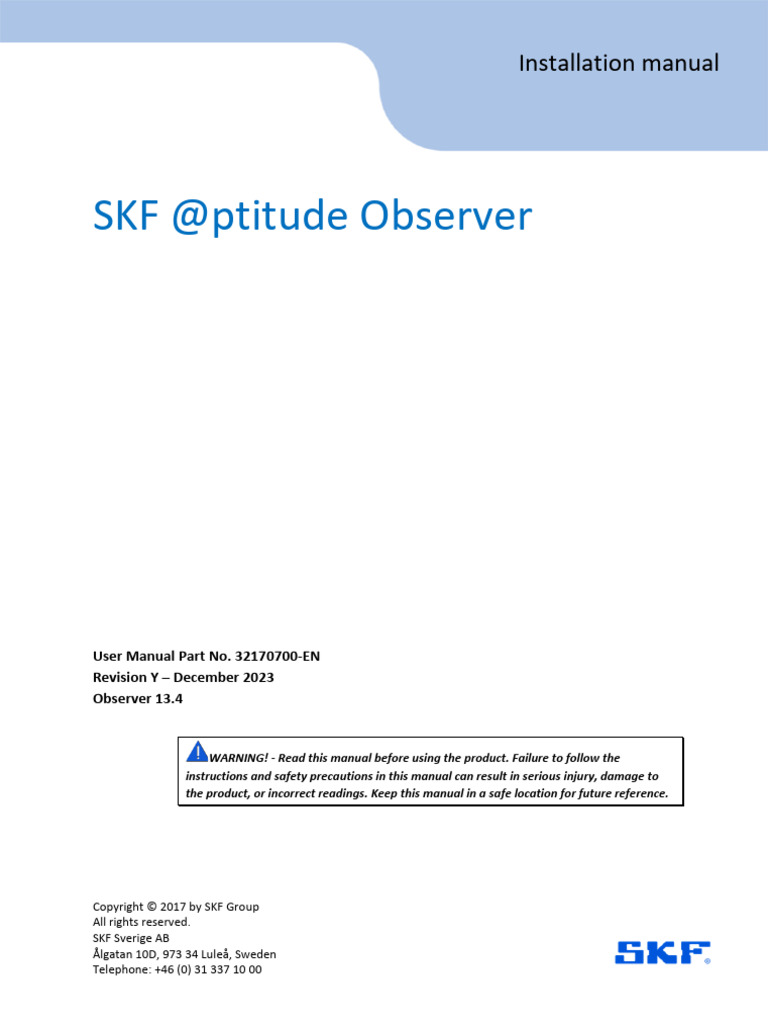instalacion SKF | PDF | Databases | Microsoft Sql Server