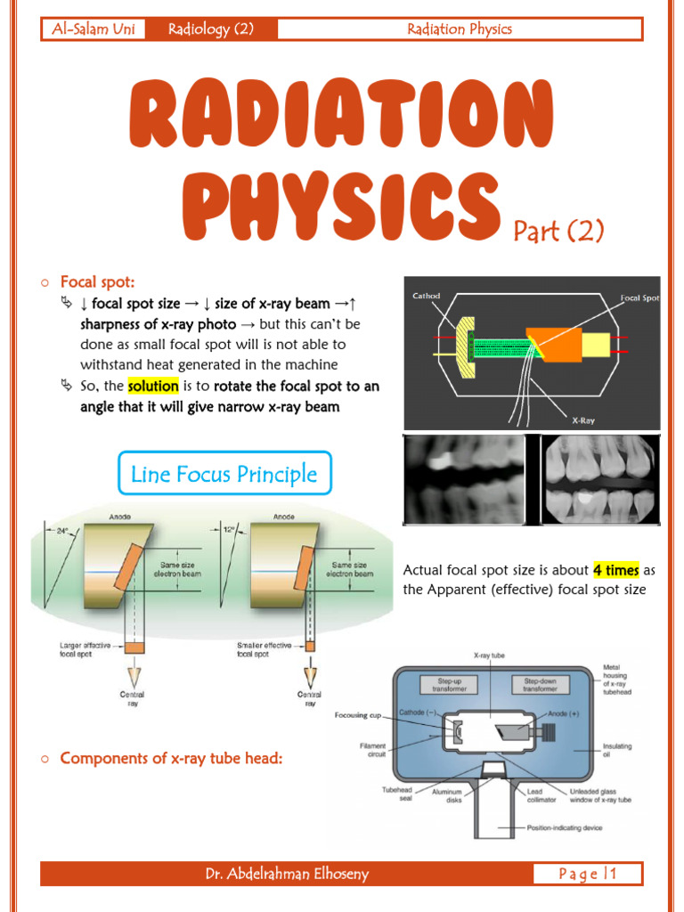 Radiation Physics in X-Ray Technology | PDF | X Ray | Radiation