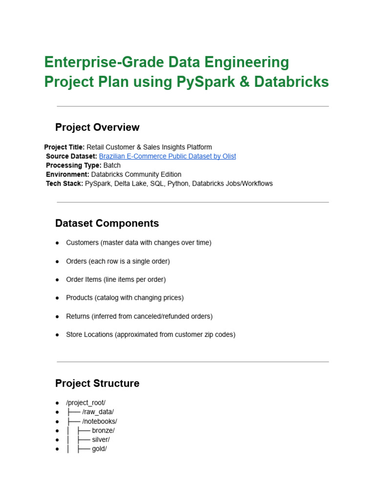 A 2-Week Databricks Project That Can 3x Your Market Value | PDF ...