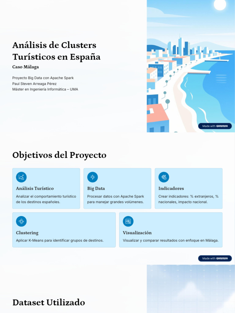 Analisis de Clusters Turisticos en Espana | PDF | Big Data | Grupo de ...