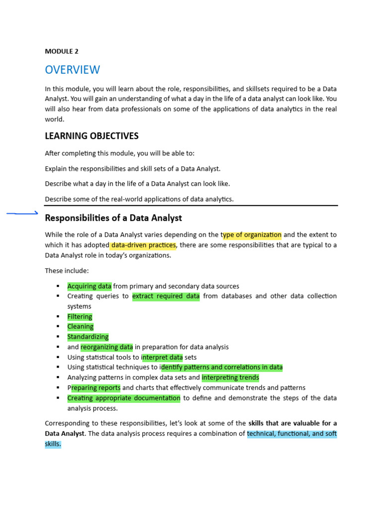 Module 2 PDF | PDF | Data Analysis | Data