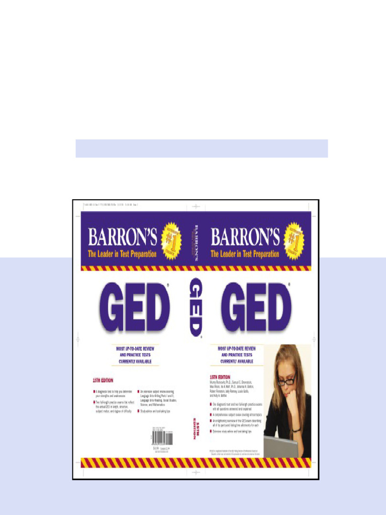 GED high school equivalency exam 15th ed Edition Rockowitz full ...