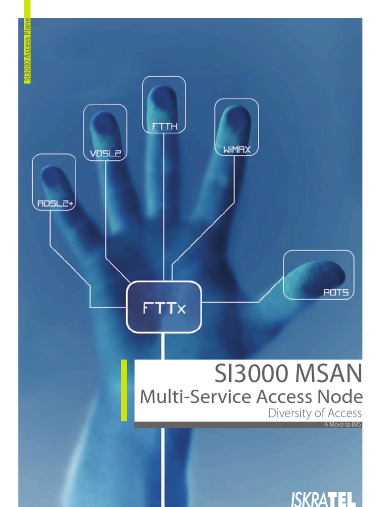 Si3000 Msan en Web | Fiber To The X | Wi Max