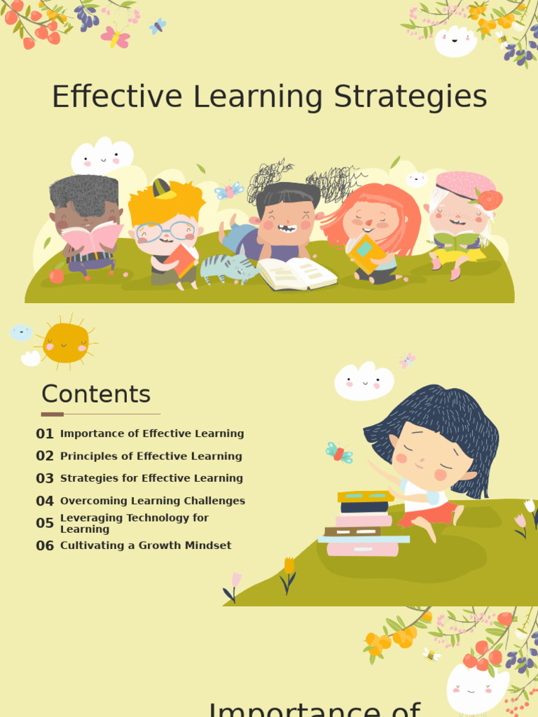 Effective Learning Strategies Guide | PDF | Learning | Mindset