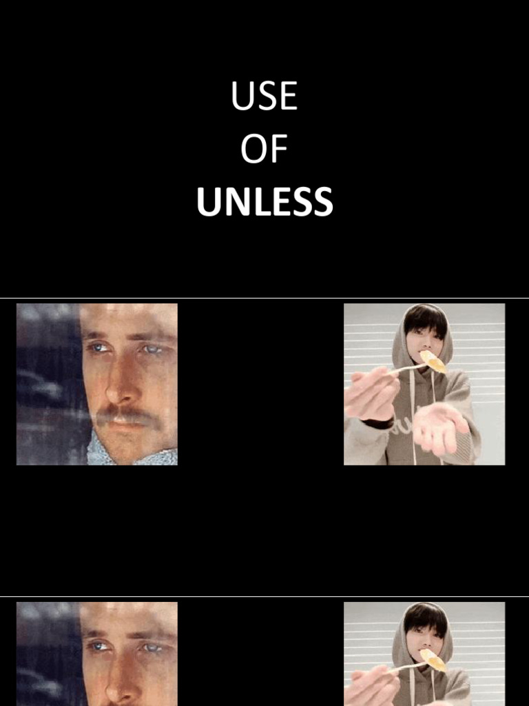 Use of Unless | PDF