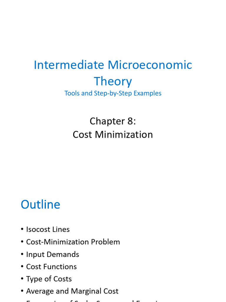 Cost mini | PDF | Labour Economics | Marginal Cost