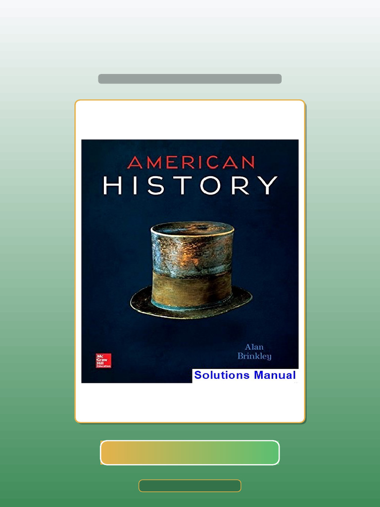 Test Bank For American History Connecting With The Past 15th Edition ...