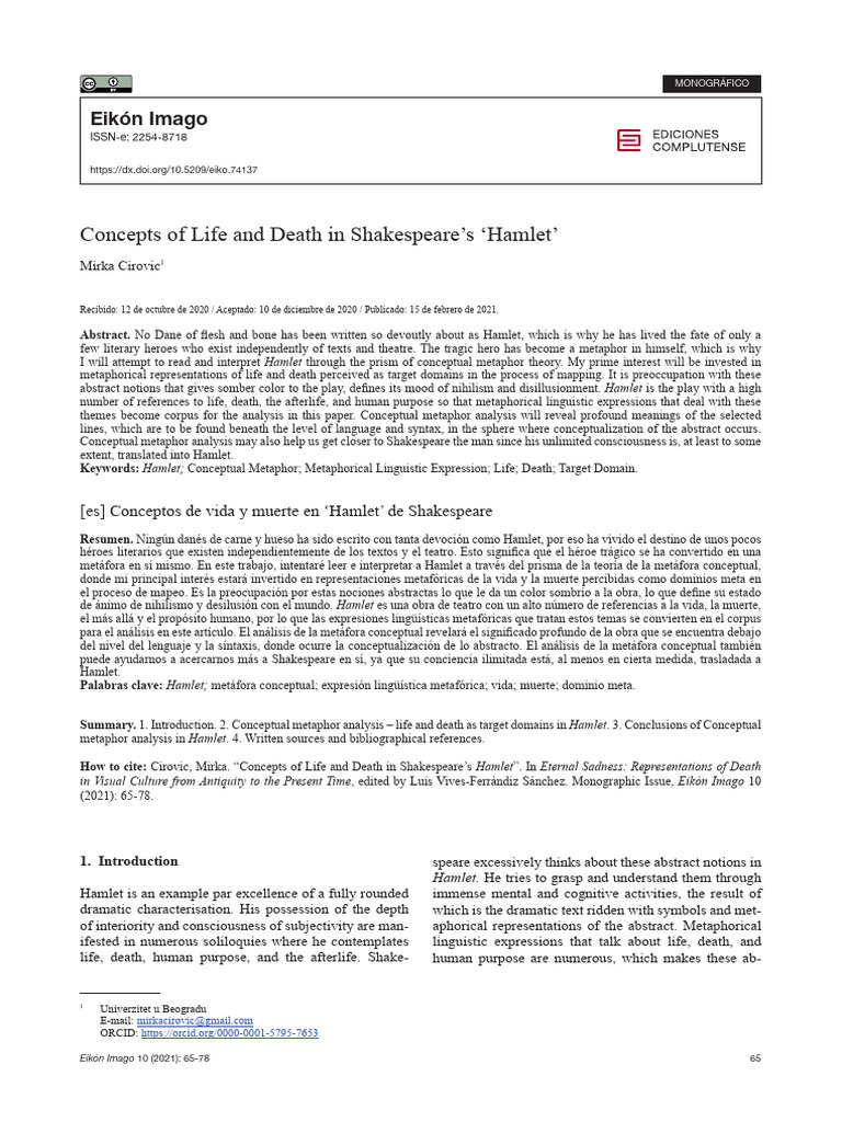 Maitgarc,+05 EIKON IMAGO Vol 10 (2021) 065 078 | PDF | Metaphor | Concept