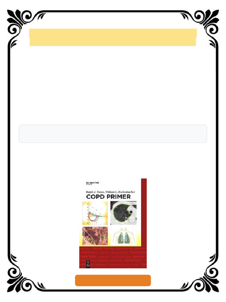 A COPD Primer 1st Edition Ralph J. Panos Complete Ebook Edition | PDF ...
