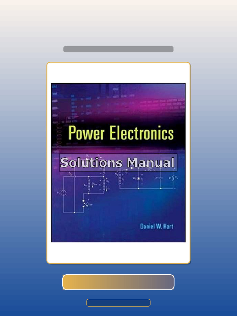 Test Bank For Power Electronics 1st Edition Hart Exam Prep | PDF ...