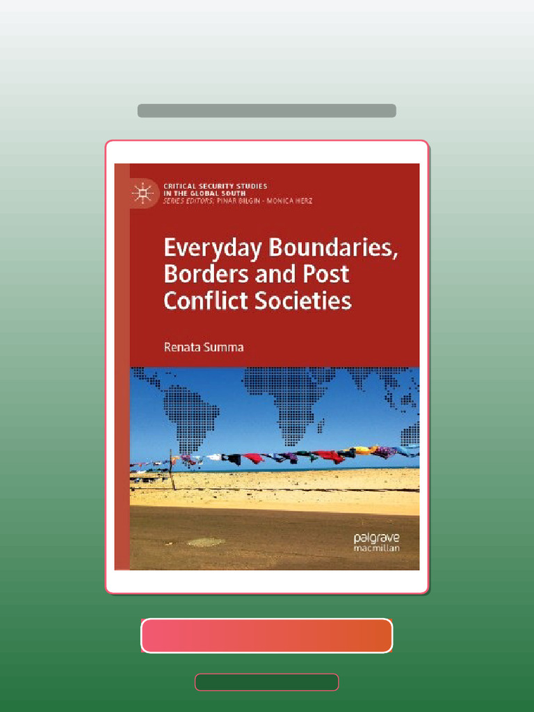 Test Bank For Everyday Boundaries Borders and Post Conflict Societies ...