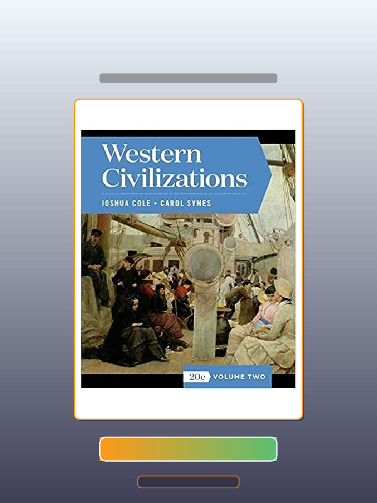 Test Bank for Western Civilizations Full Twentieth Edition Vol Volume ...