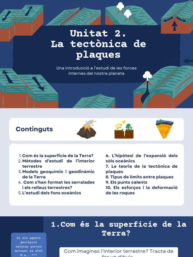 Unitat 2. La Tectònica de Plaques.pdf | PDF