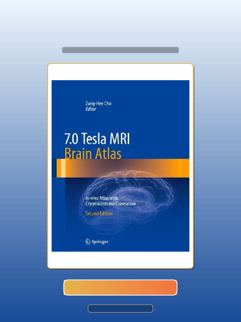 Test Bank for 70 Tesla MRI Brain Atlas Invivo Atlas With Cryomacrotome ...