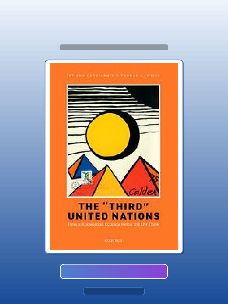 Test Bank For The Third United Nations How Knowledge Ecology Helps The ...
