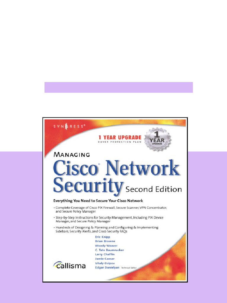(Ebook) Managing Cisco Network Security 2nd edition by Sean Thurston ...