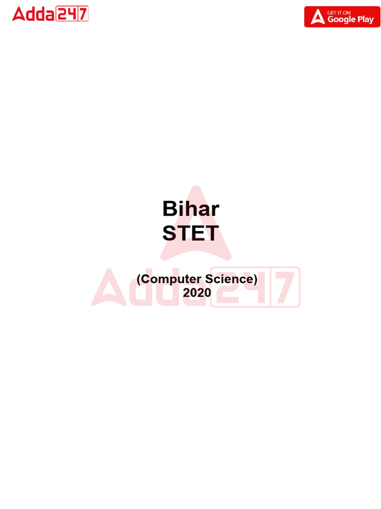 Pyq Stet 2020 Version | PDF