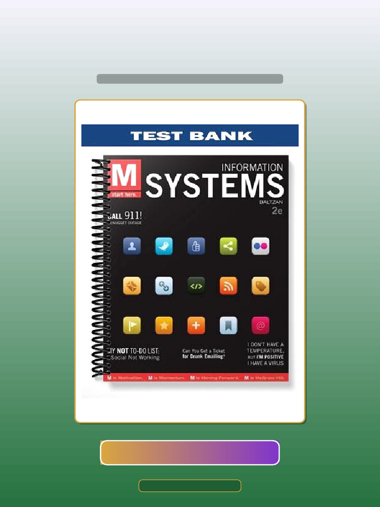 M Information Systems 2nd Edition by Paige Baltza Test Bank | PDF