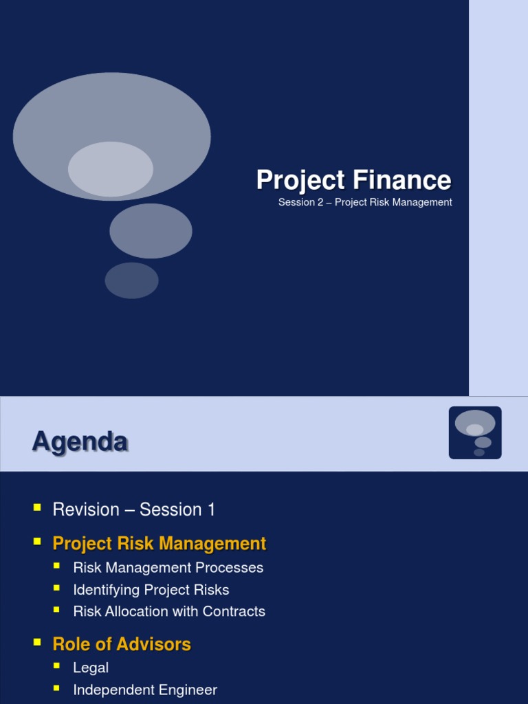 Project Risk Management in Finance | PDF | Project Finance | Risk ...