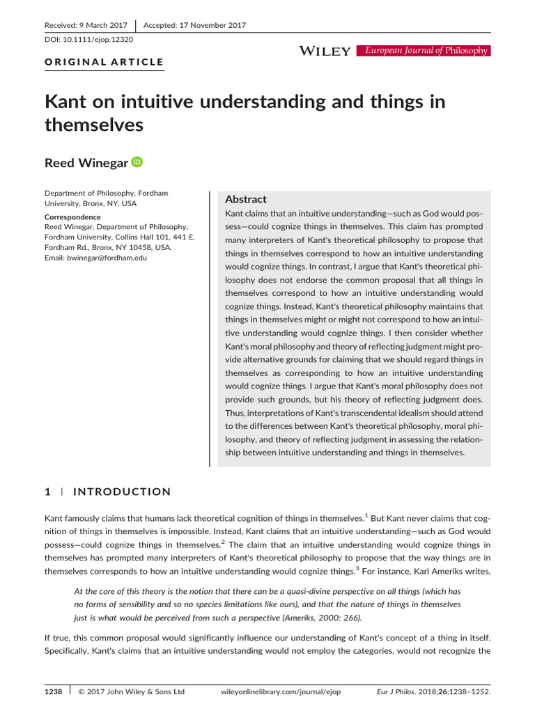EBSCO-FullText-12 01 2025 | PDF | Noumenon | Immanuel Kant