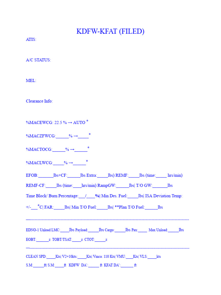 KDFW Kfat (Filed) | PDF